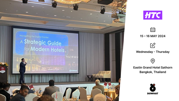 스마트 호텔 플랫폼 두왓, 태국서 열린 HTC 2024 참가... 기술력 입증